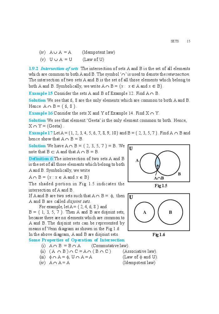 NCERT Book Class 11 Maths Chapter 1 Sets PDF 
