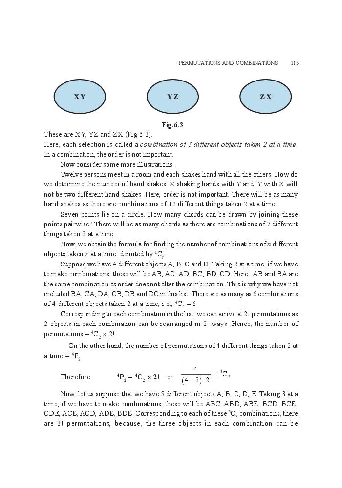 NCERT Book Class 11 Maths Chapter 6 Permutations And Combinations PDF NCERT Book Class 11 Maths Chapter 6 Permutations And Combinations PDF