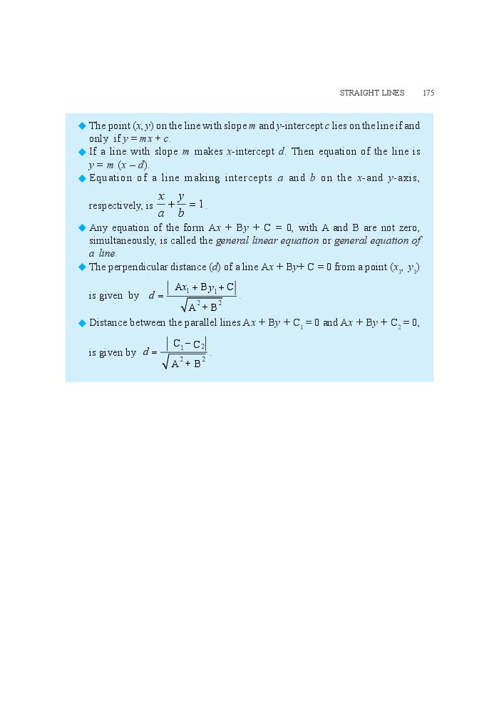 NCERT Book Class 11 Maths Chapter 9 Straight Lines PDF 