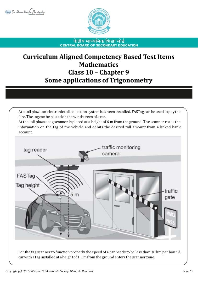 Class 10 Maths Competency Based Questions 2025 - Download PDF - AglaSem