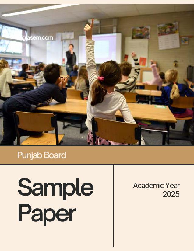 Pseb 5th Maths Sample Paper 2025 Pdf Download Punjab Board Model
