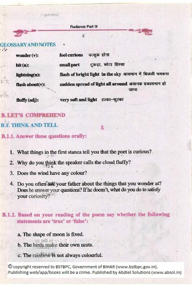 Bihar Board Book For Class 8 English PDF Bihar Board Book For Class 8 English PDF