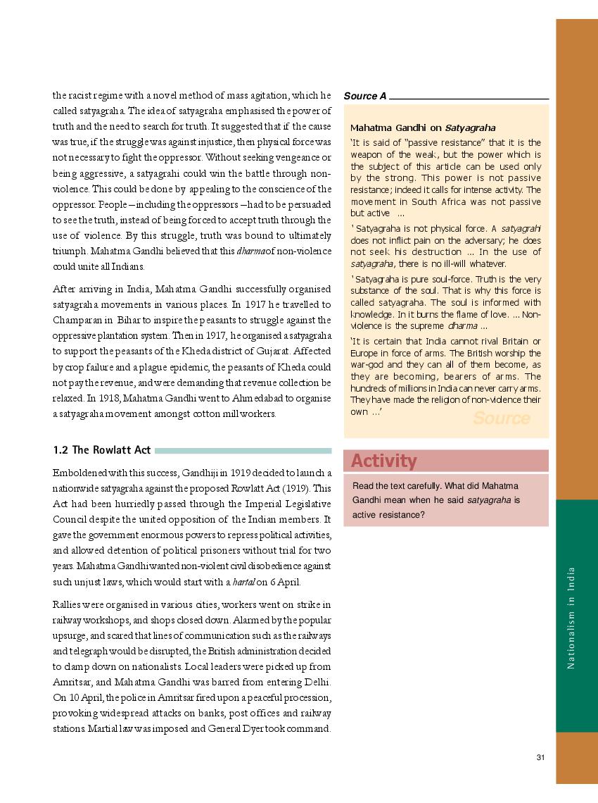 RBSE Book Class 10 Social Science History Chapter 2 Nationalism In 
