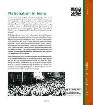 NCERT Book Class 10 Social Science (History) Chapter 2 Nationalism in India
