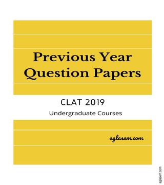 CLAT 2019 Question Paper