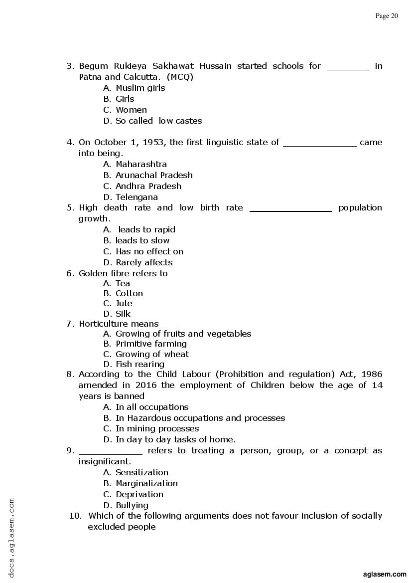 JKBOSE 8th Social Science Model Paper 2023 PDF JKBOSE Class 8 JKBOSE 8th Social Science Model Paper 2023 PDF JKBOSE Class 8