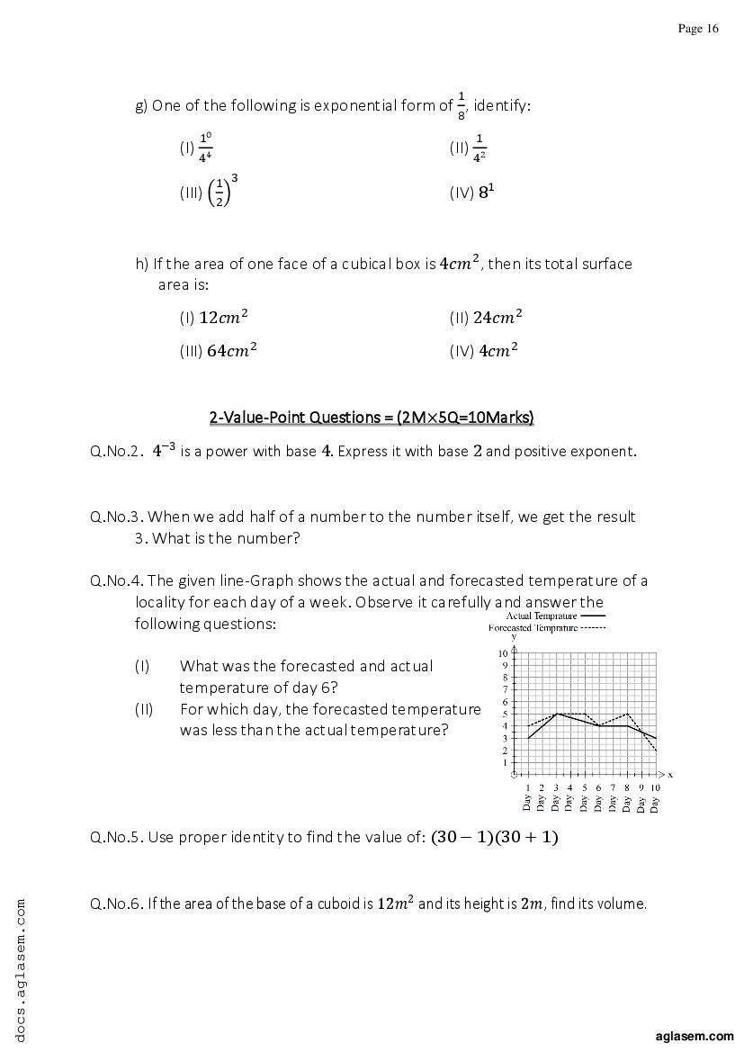 JKBOSE 8th Maths Model Paper 2023 PDF JKBOSE Class 8 Sample Paper JKBOSE 8th Maths Model Paper 2023 PDF JKBOSE Class 8 Sample Paper