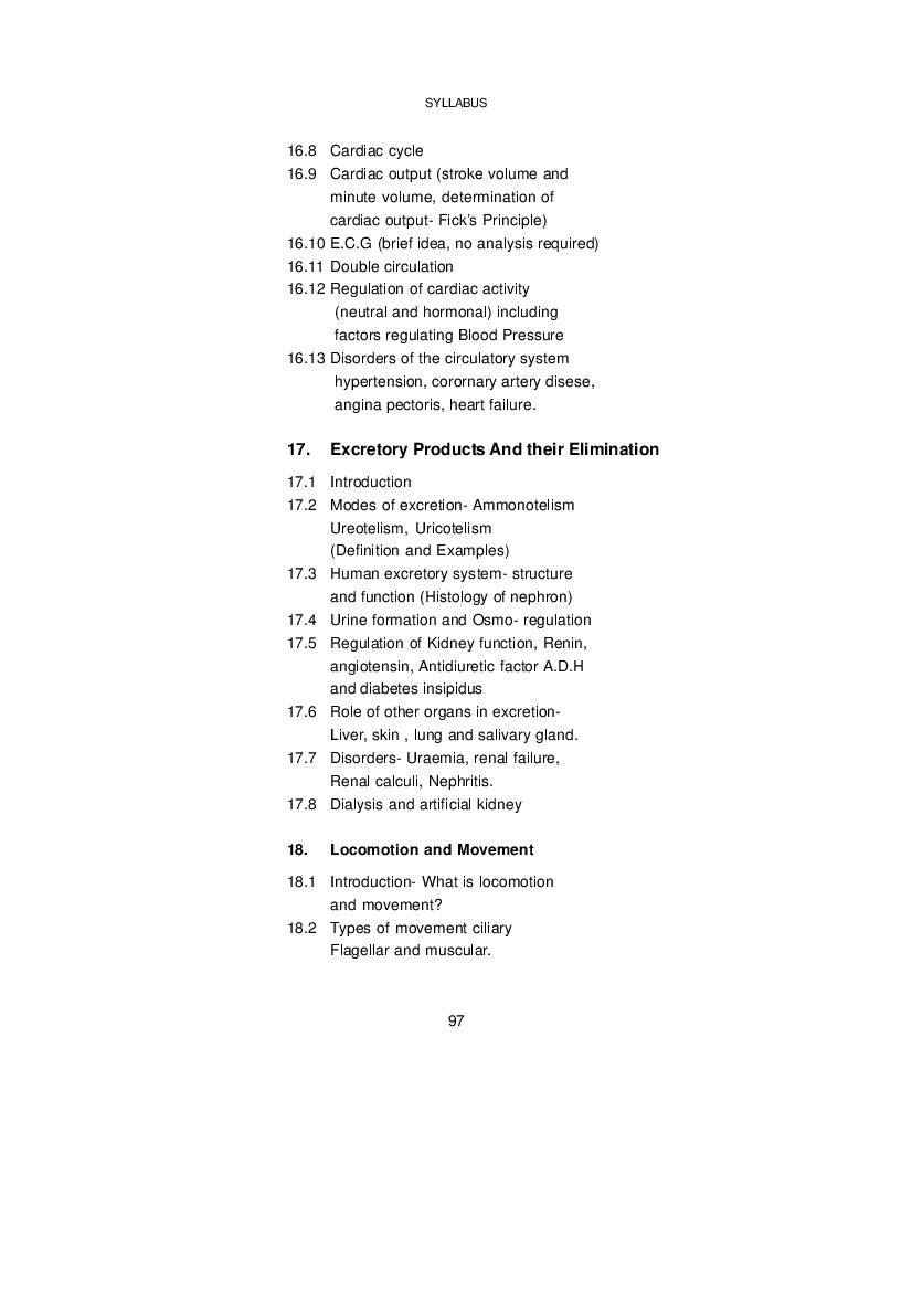 WBCHSE Class 11 Biological Science Syllabus 2023 PDF West Bengal