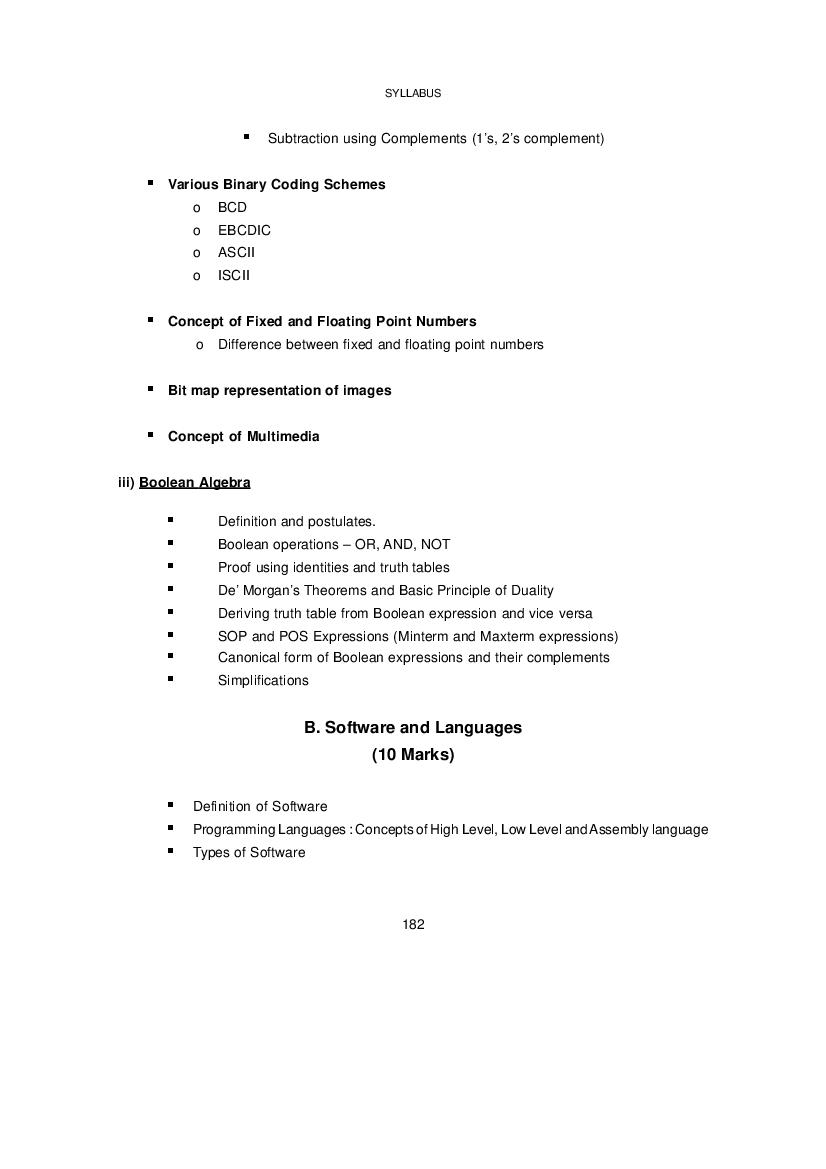 WBCHSE Class 11 Computer Application Syllabus 2023 PDF West Bengal