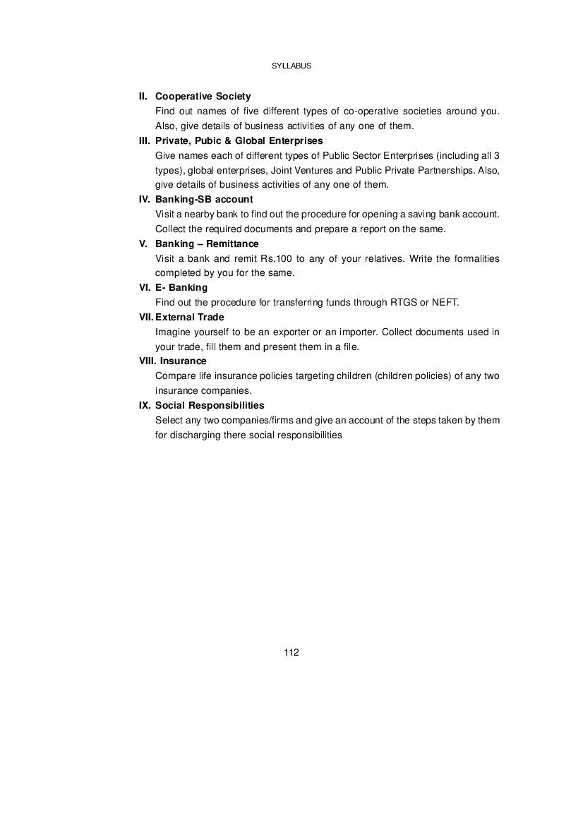 WBCHSE Class 11 Business Studies Syllabus 2023 PDF West Bengal WBCHSE Class 11 Business Studies Syllabus 2023 PDF West Bengal