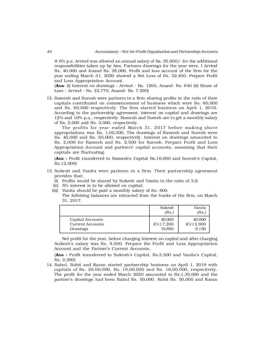 RBSE Book Class 12 Accountancy Part 1 Chapter 1 Accounting For Not
