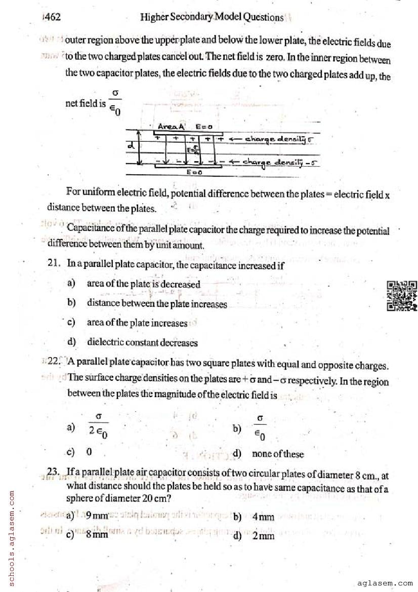 WBCHSE Class 12 Physics Semester 3 Model Question Paper 2025 - PDF ...