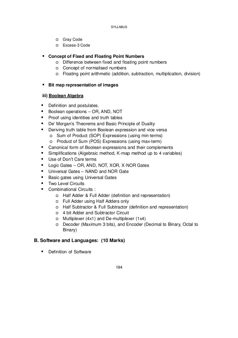 WBCHSE Class 11 Computer Science Syllabus 2023 PDF West Bengal WBCHSE Class 11 Computer Science Syllabus 2023 PDF West Bengal