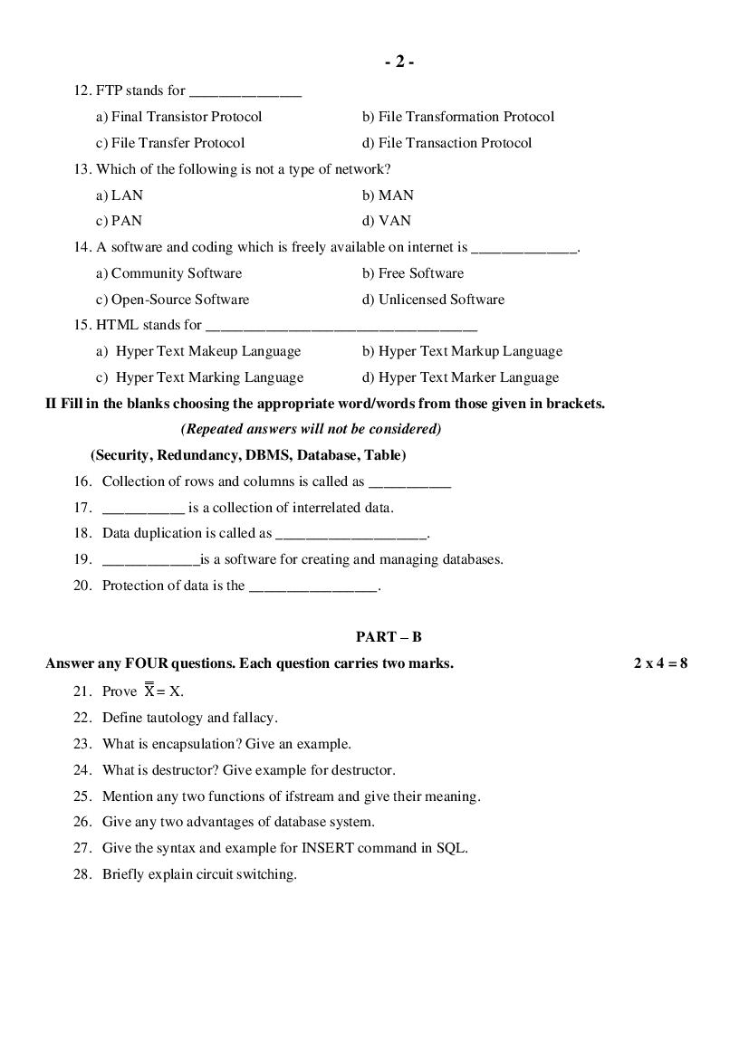Maths 2nd Puc Model Question Paper 2023 Image To U Maths 2nd Puc Model Question Paper 2023 Image To U