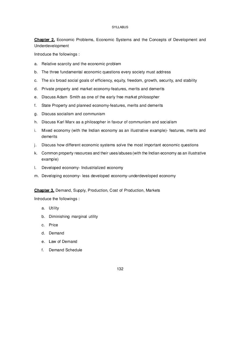 WBCHSE Class 11 Economics Syllabus 2023 PDF West Bengal Board Class WBCHSE Class 11 Economics Syllabus 2023 PDF West Bengal Board Class