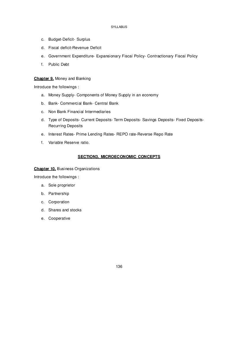 WBCHSE Class 11 Economics Syllabus 2023 PDF West Bengal Board Class WBCHSE Class 11 Economics Syllabus 2023 PDF West Bengal Board Class