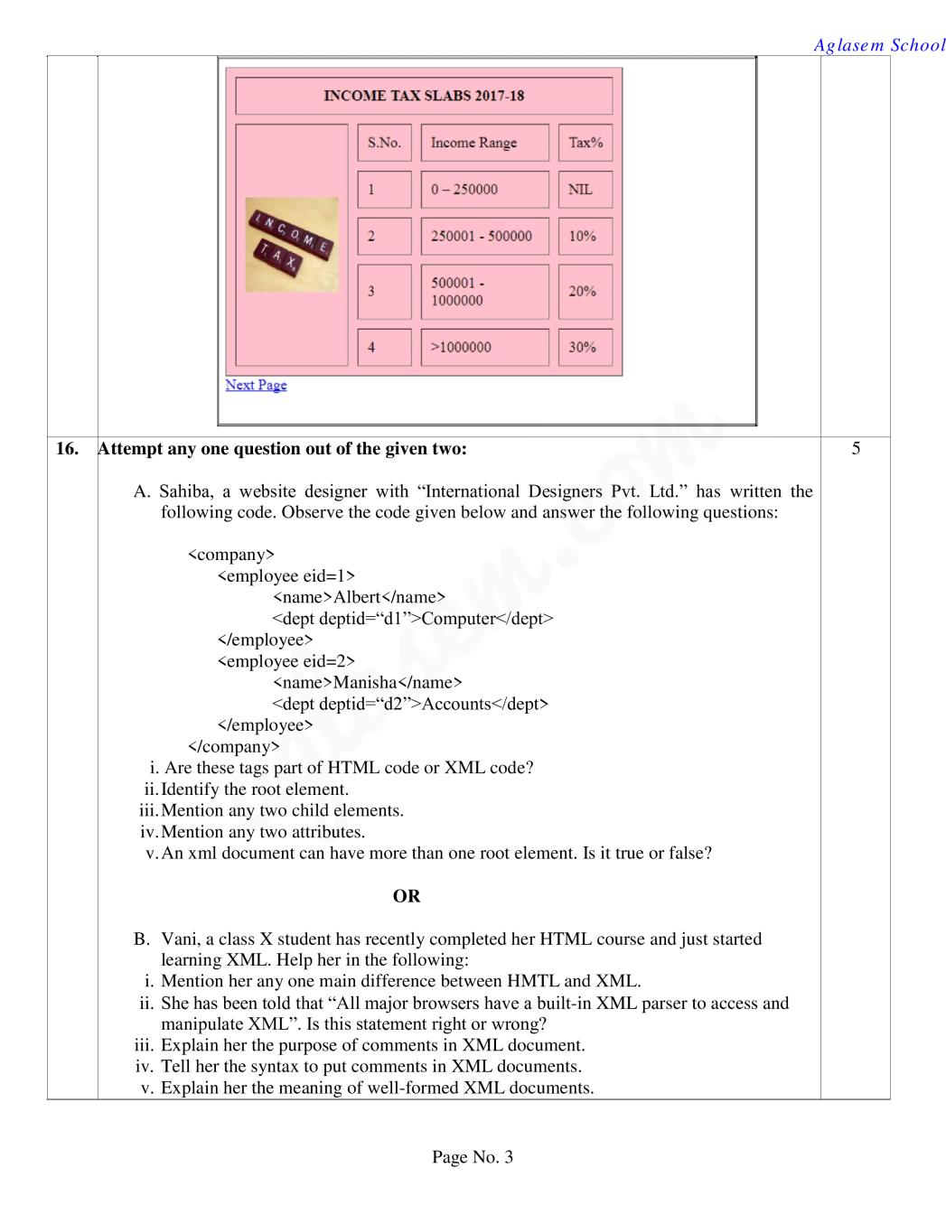 CBSE Sample Papers 2022 For Class 10 Foundation Of Information Technology CBSE Sample Papers 2022 For Class 10 Foundation Of Information Technology