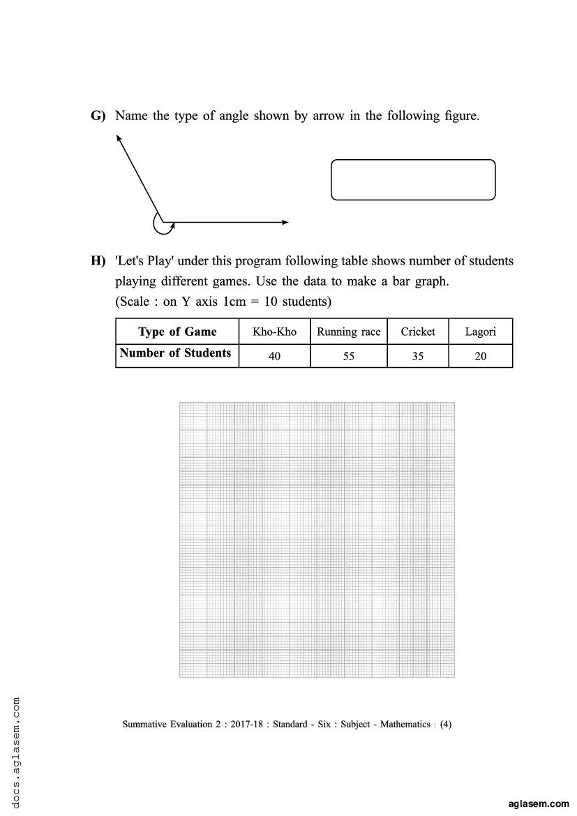 Maharashtra Board Class 6 Maths Sample Paper 2025 PDF Download Here