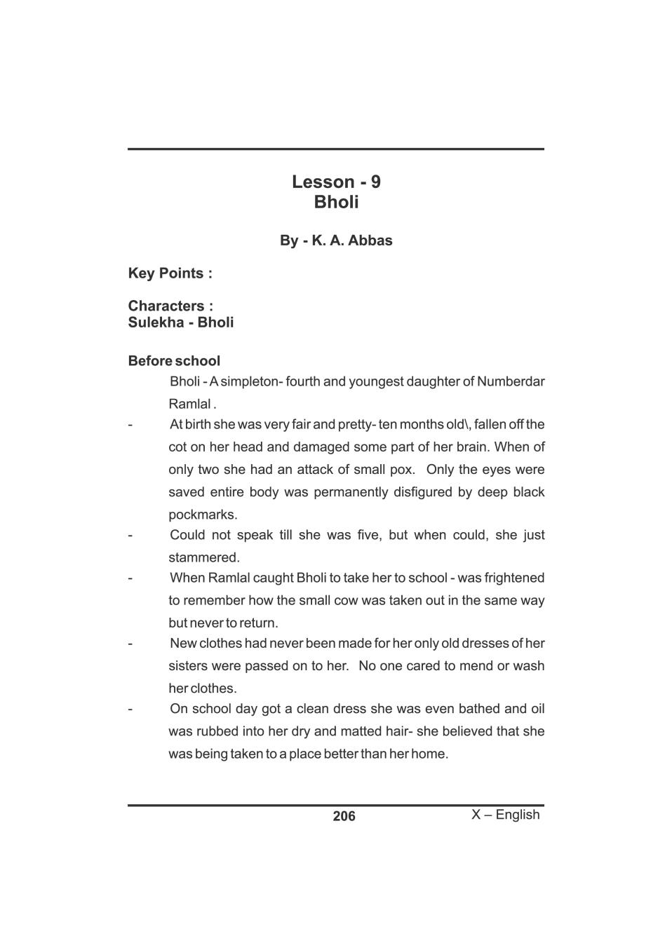 Bholi Notes For Class 10 English PDF OneEdu24 Bholi Notes For Class 10 English PDF OneEdu24