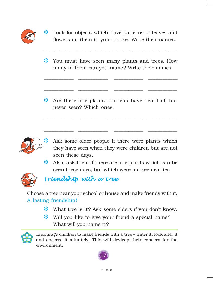 NCERT Book Class 3 EVS Chapter 2 The Plant Fairy