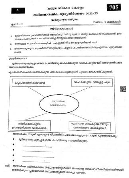 Class 7 Social Science Christmas Exam Question Paper 2024 | Kerala Std ...