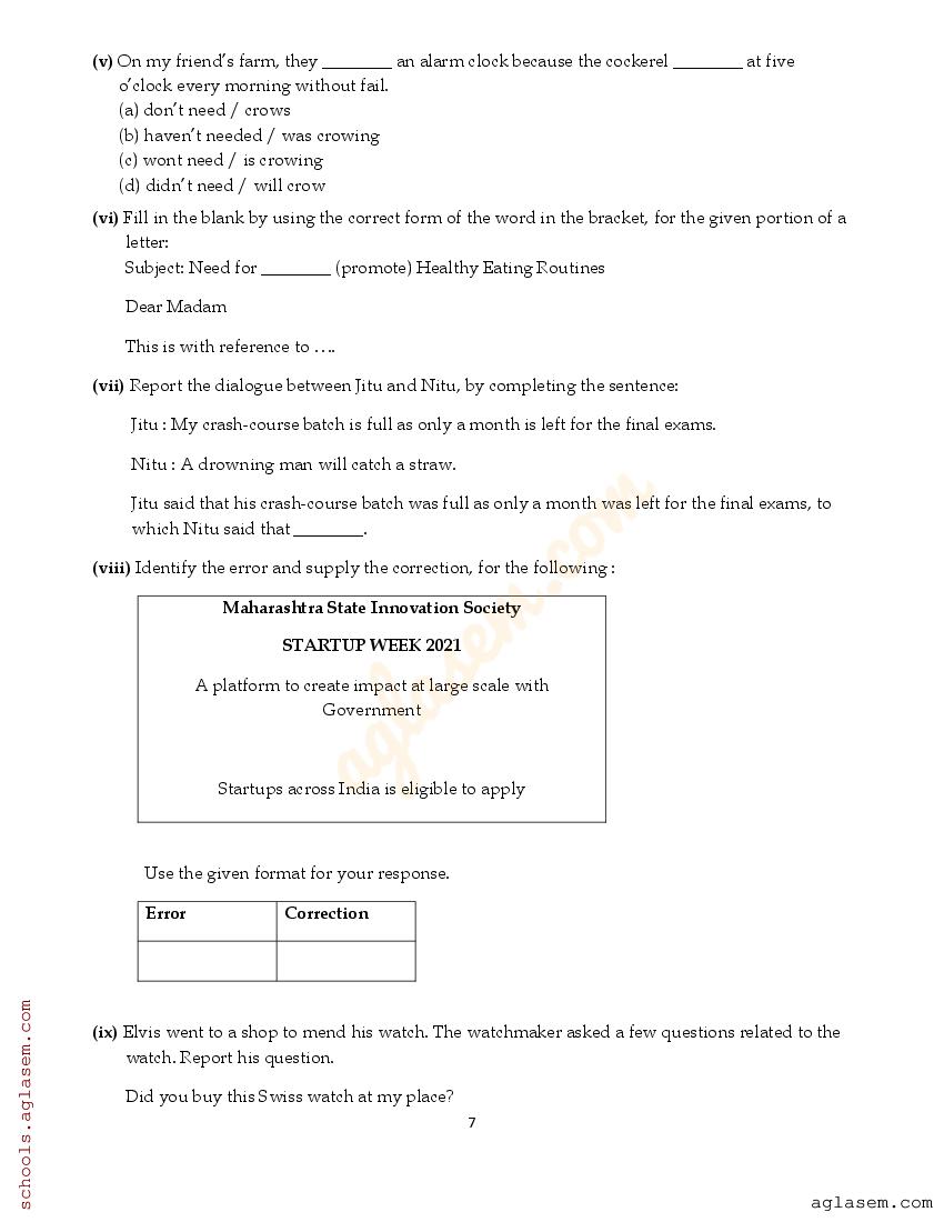 Class 9 English Question Paper 2023 (PDF) - 9th Annual Exam English ... Class 9 English Question Paper 2023 (PDF) - 9th Annual Exam English ...