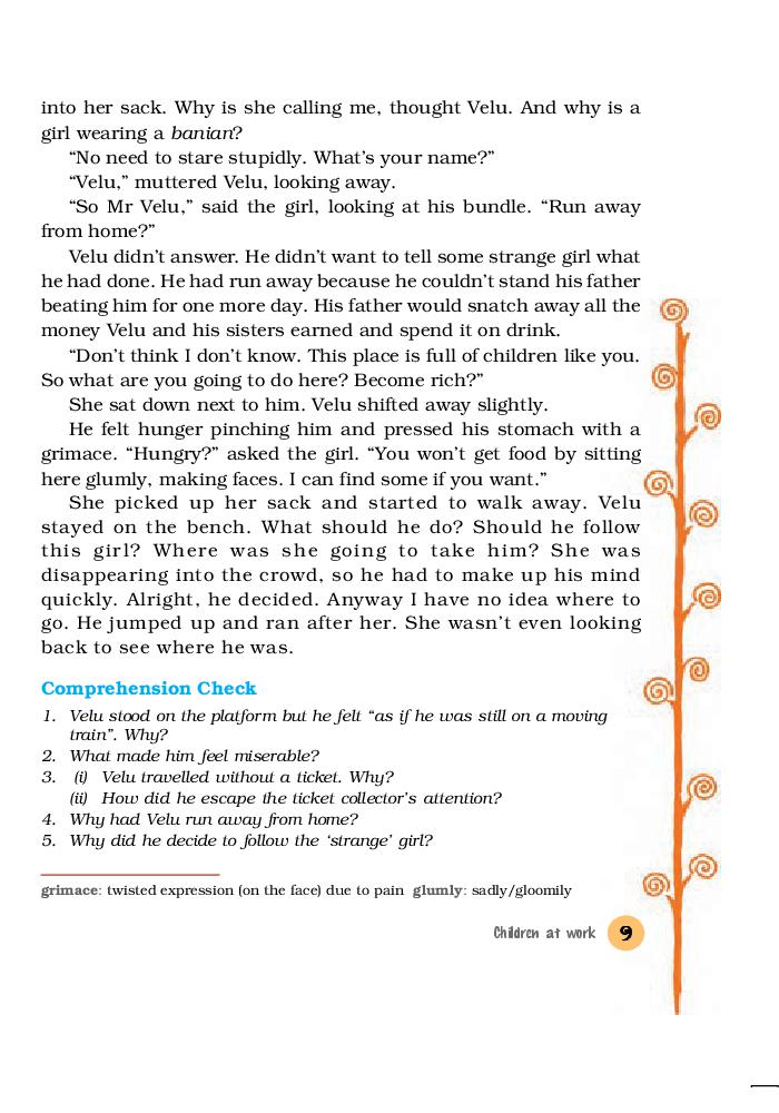 NCERT Book Class 8 English It So Happened Chapter 2 Children At Work
