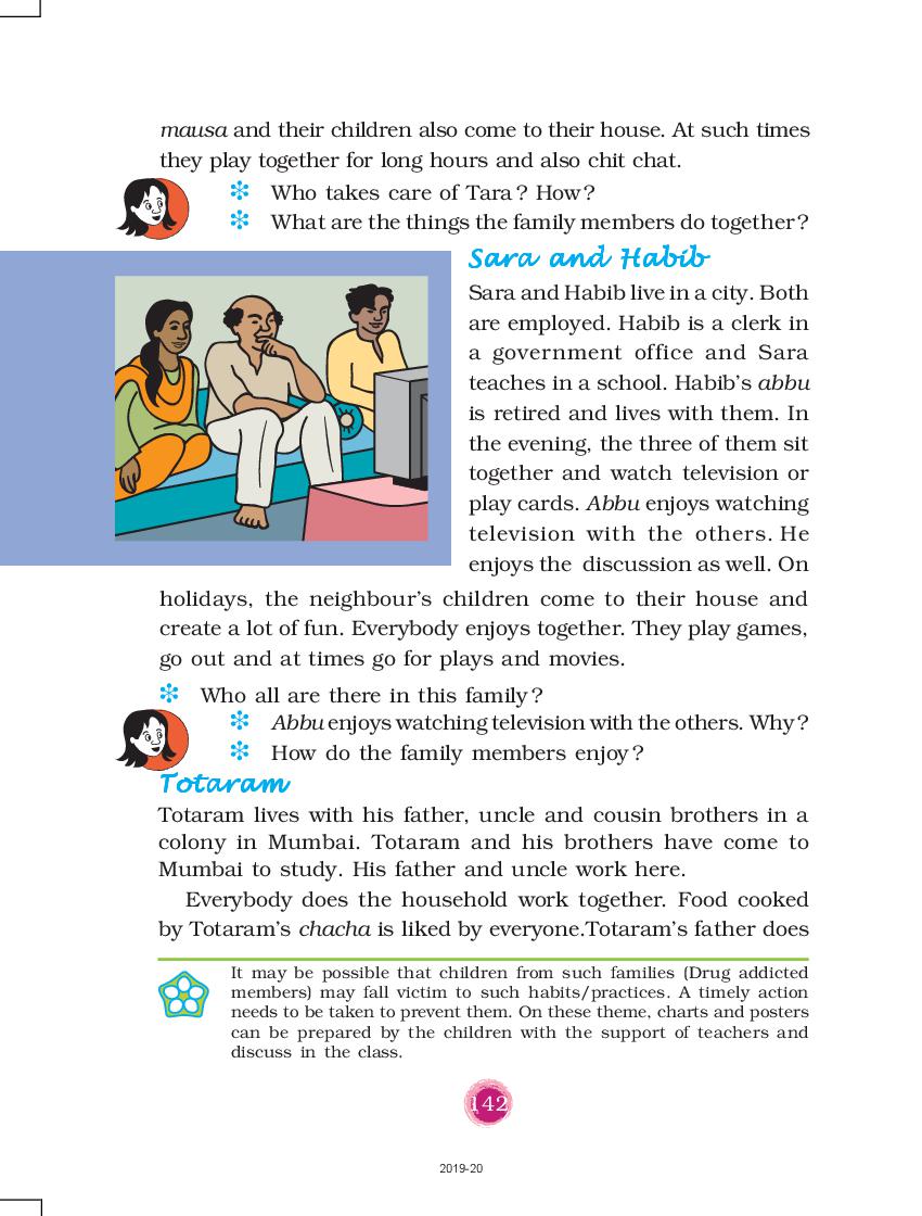 NCERT Book Class 3 EVS Chapter 21 Families Can Be Different AglaSem NCERT Book Class 3 EVS Chapter 21 Families Can Be Different AglaSem