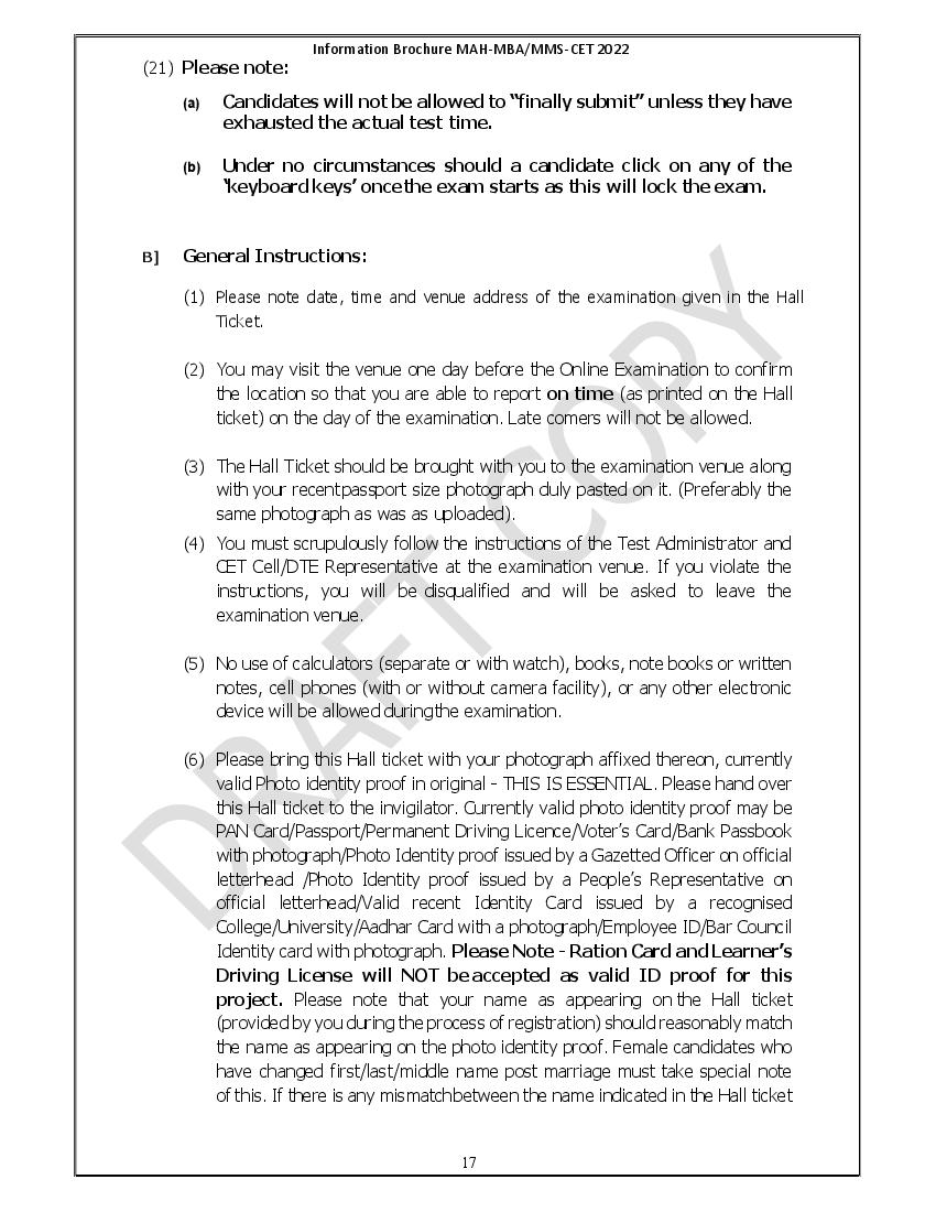 MBA CET Sample Paper 2023 - Download PDF