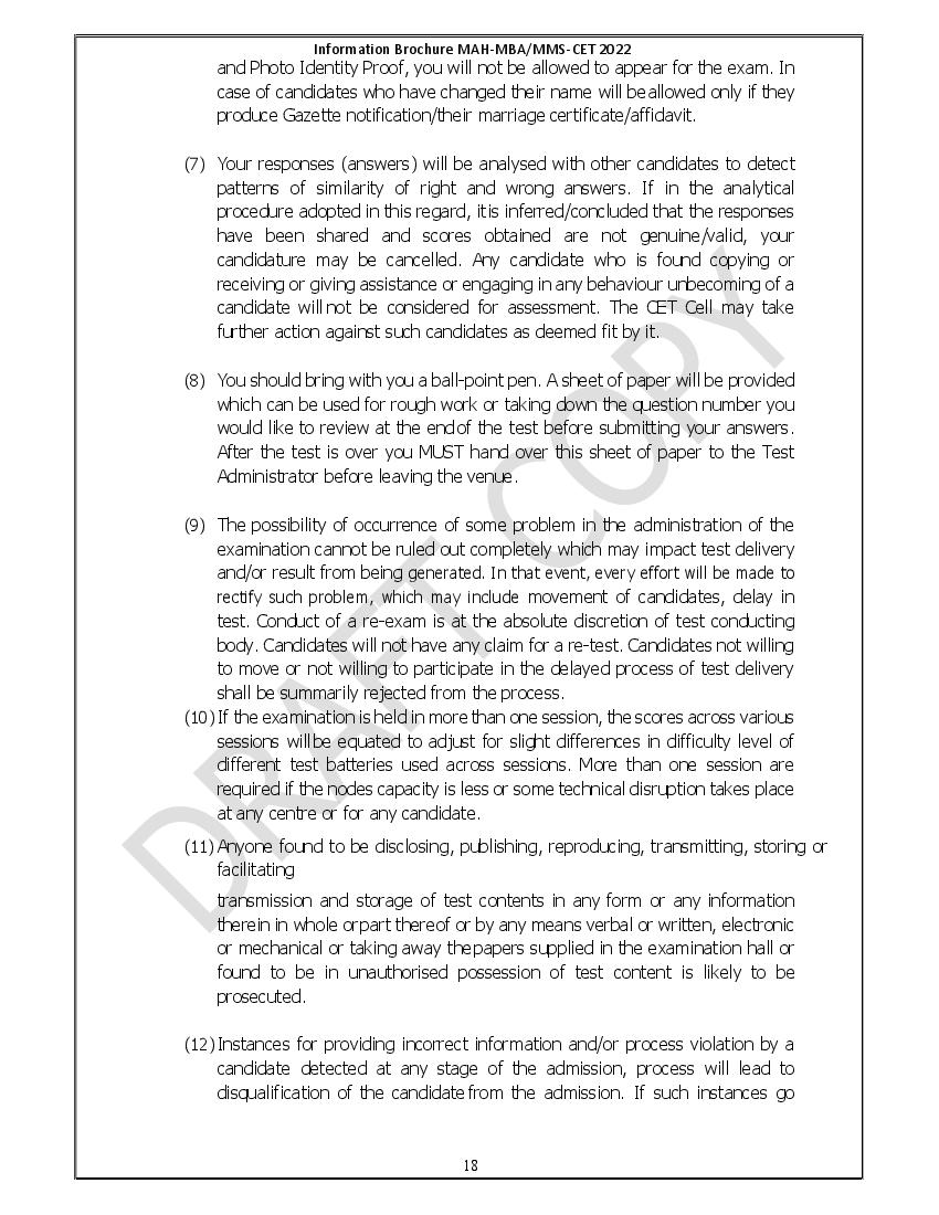 MBA CET Sample Paper 2023 - Download PDF