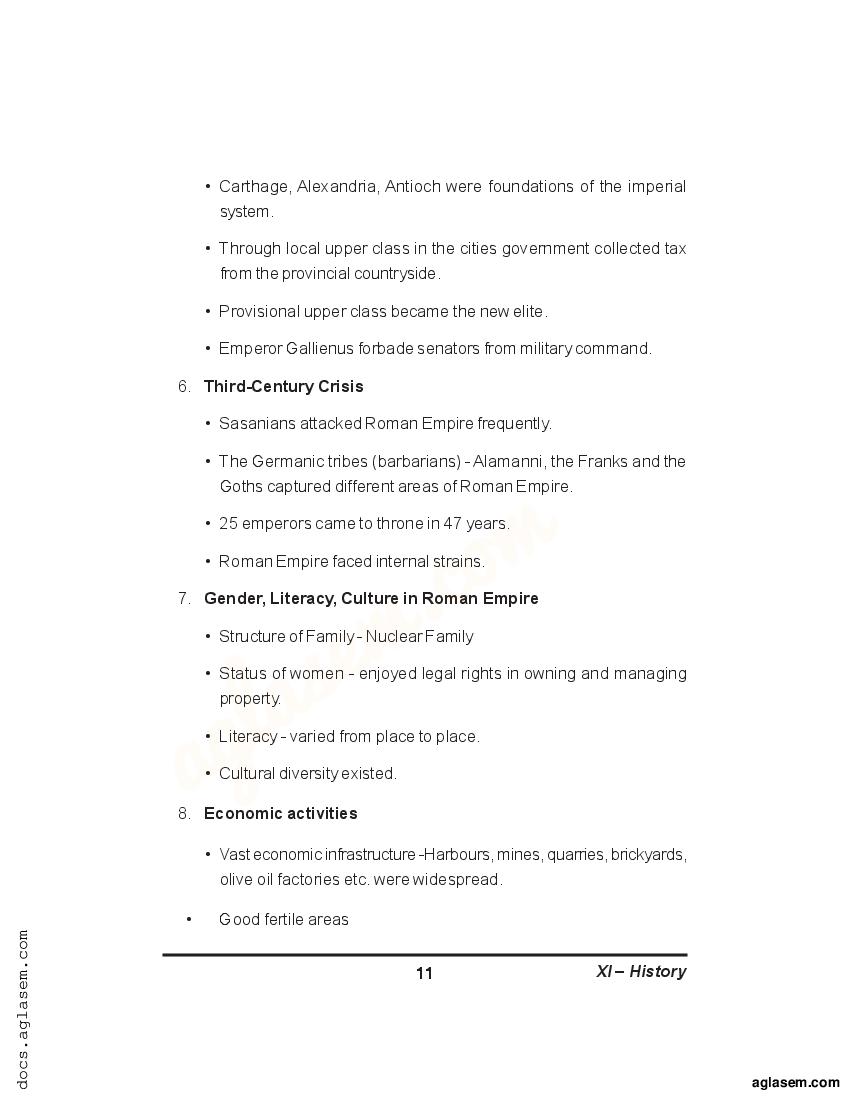 Class 11 History Notes for An Empire Across Three Continents (PDF ...