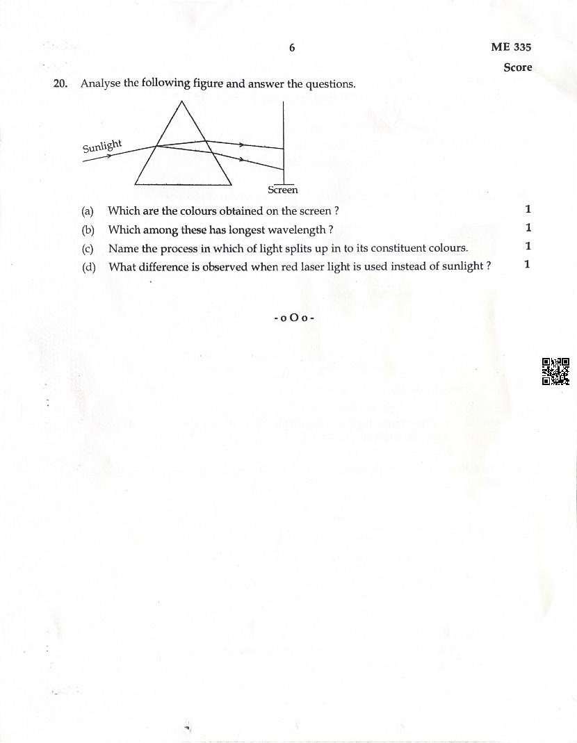 Kerala SSLC Physics Model Exam Question Paper 2025 (PDF) - Download ...