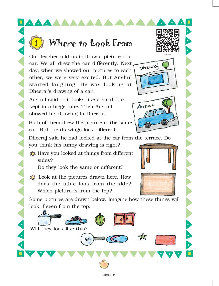 NCERT Book Class 3 Maths Chapter 1 Where To Look From