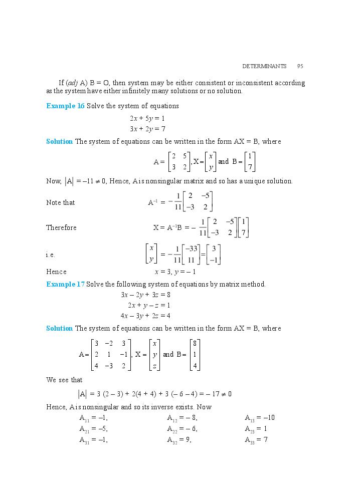 NCERT Book Class 12 Maths Chapter 4 Determinants PDF 