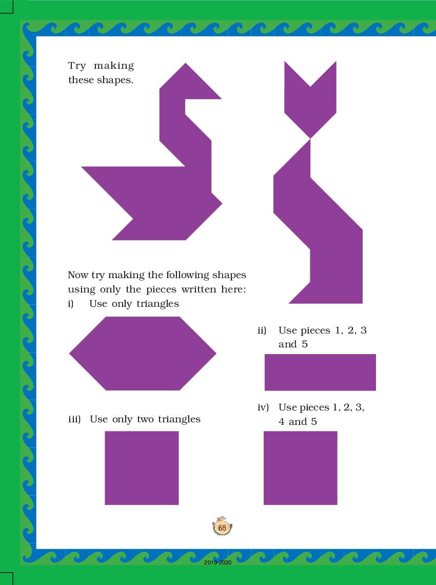 NCERT Book Class 3 Maths Chapter 5 Shapes And Designs