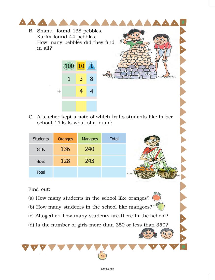 NCERT Book Class 3 Maths Chapter 3 Give And Take