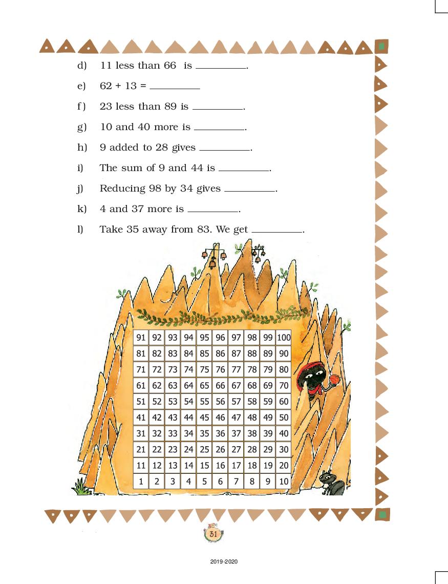 NCERT Book Class 3 Maths Chapter 3 Give And Take