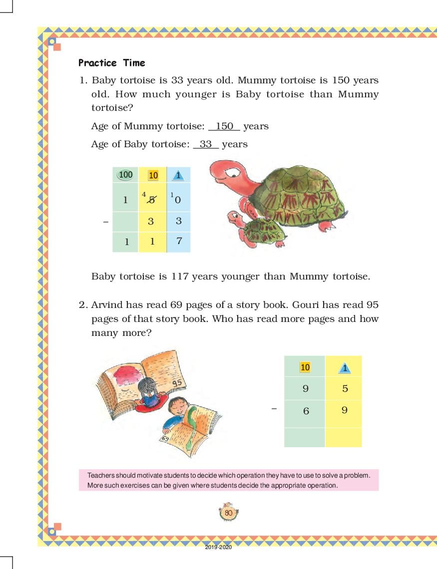 NCERT Book Class 3 Maths Chapter 6 Fun With Give And Take