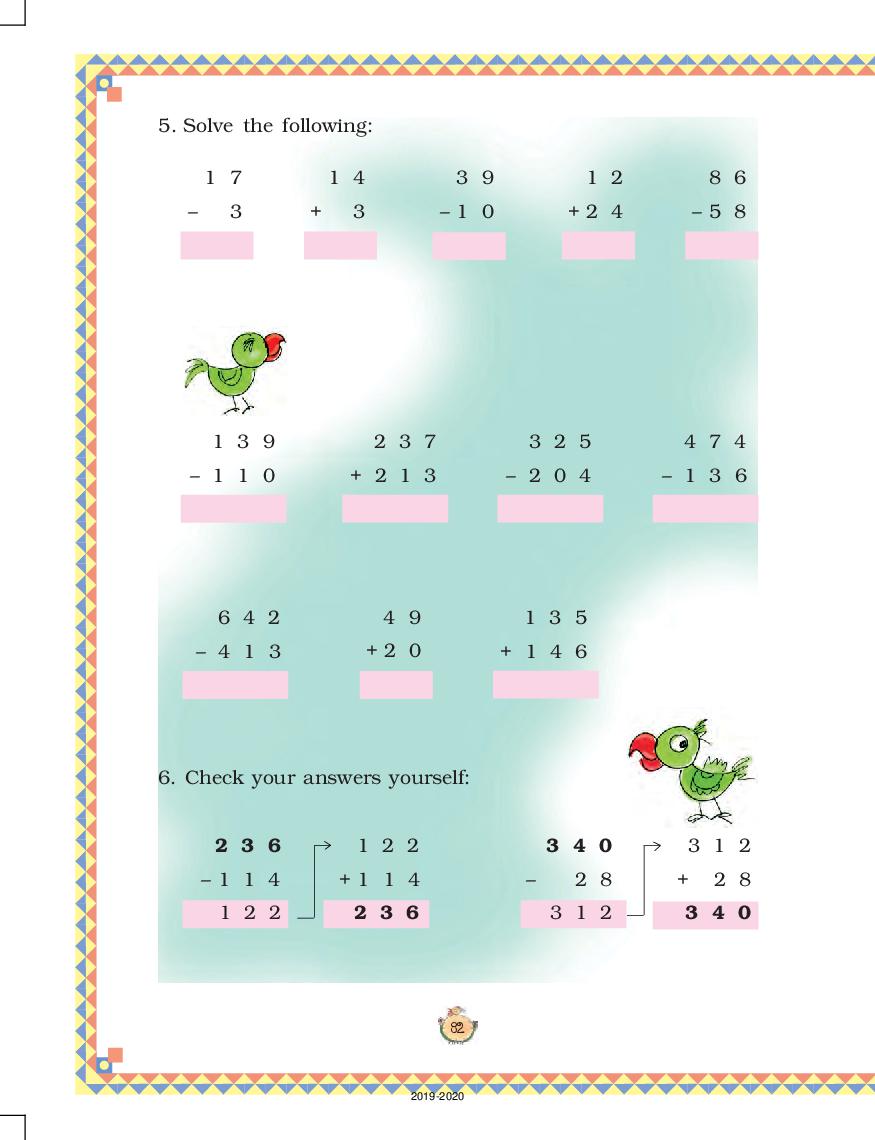 NCERT Book Class 3 Maths Chapter 6 Fun With Give And Take AglaSem Schools
