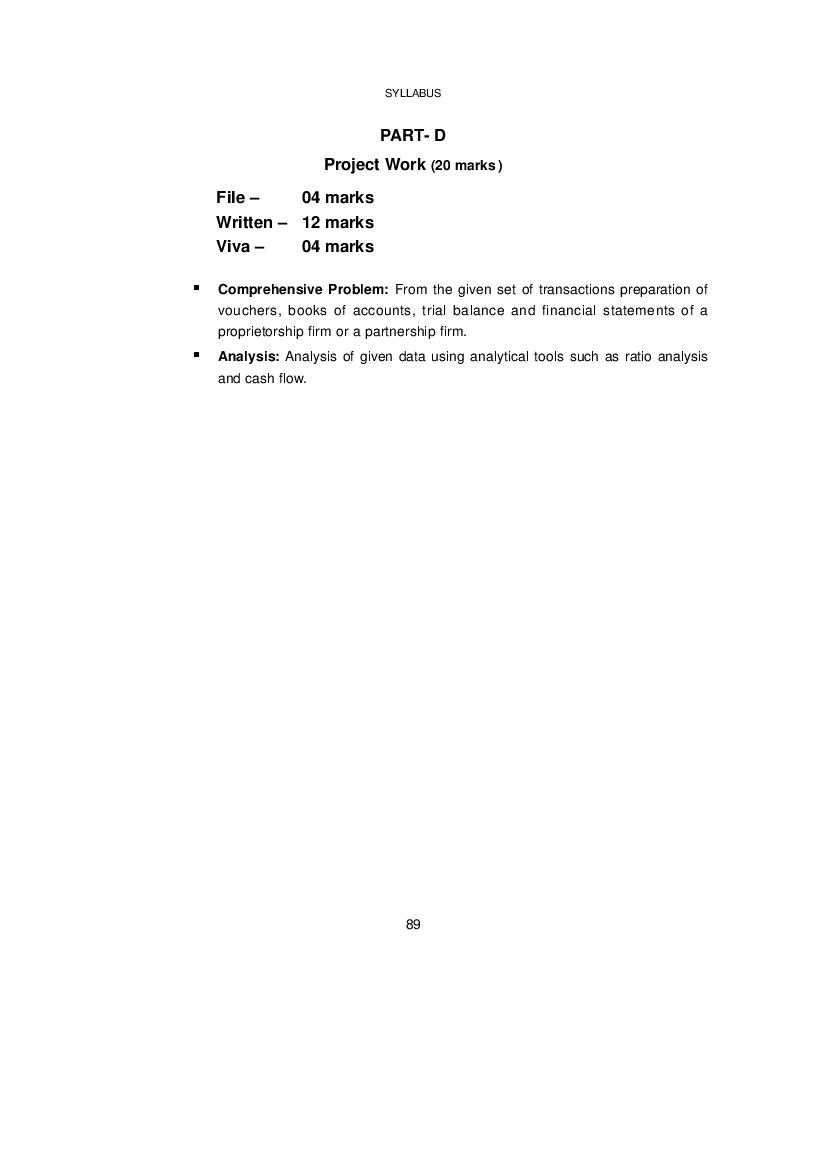WBCHSE Class 12 Accountancy Syllabus 2023 PDF West Bengal Board WBCHSE Class 12 Accountancy Syllabus 2023 PDF West Bengal Board
