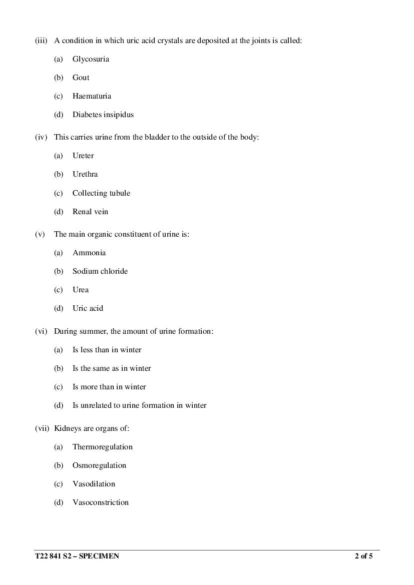 ICSE Class 10 Yoga Sample Paper 2022