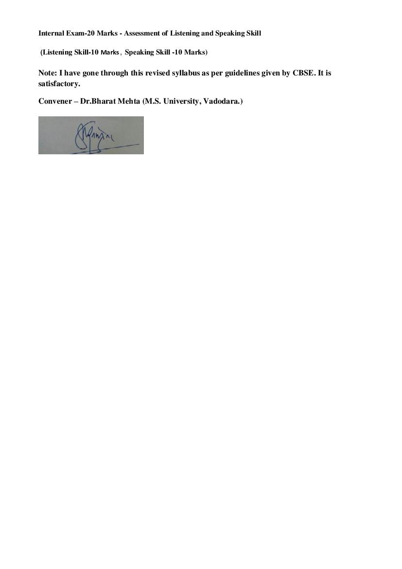 CBSE Class 11 Syllabus 2022 23 Gujarati Term 1 Term 2