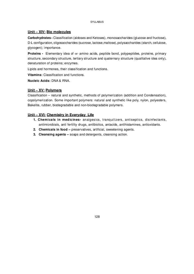WBCHSE Class 12 Chemistry Syllabus 2023 PDF West Bengal Board Class