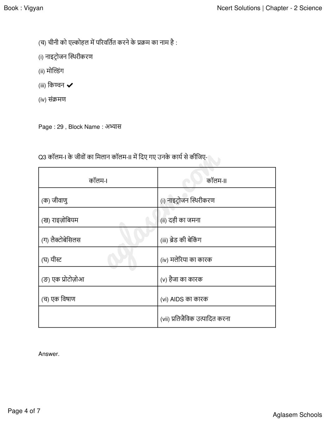 NCERT Solutions Class 8 Science Chapter 2 NCERT Solutions Class 8 Science Chapter 2