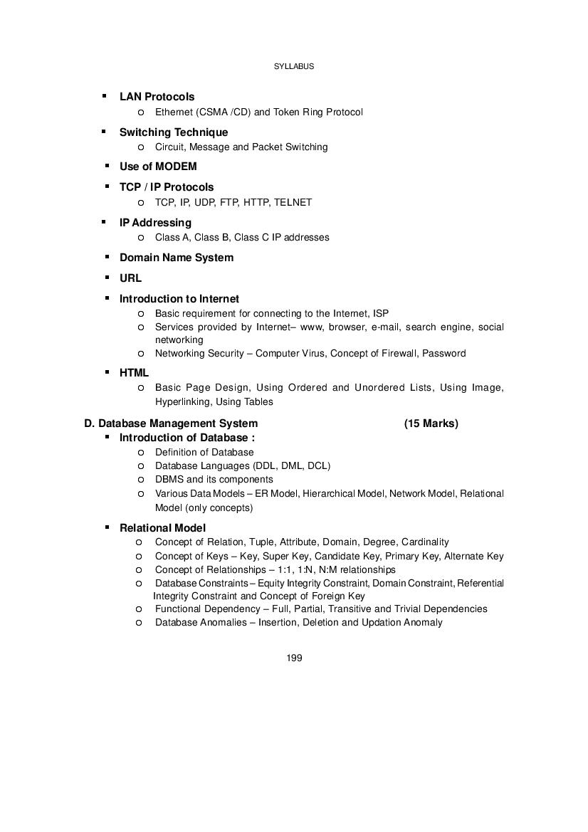 WBCHSE Class 12 Computer Science Syllabus 2023 PDF West Bengal WBCHSE Class 12 Computer Science Syllabus 2023 PDF West Bengal