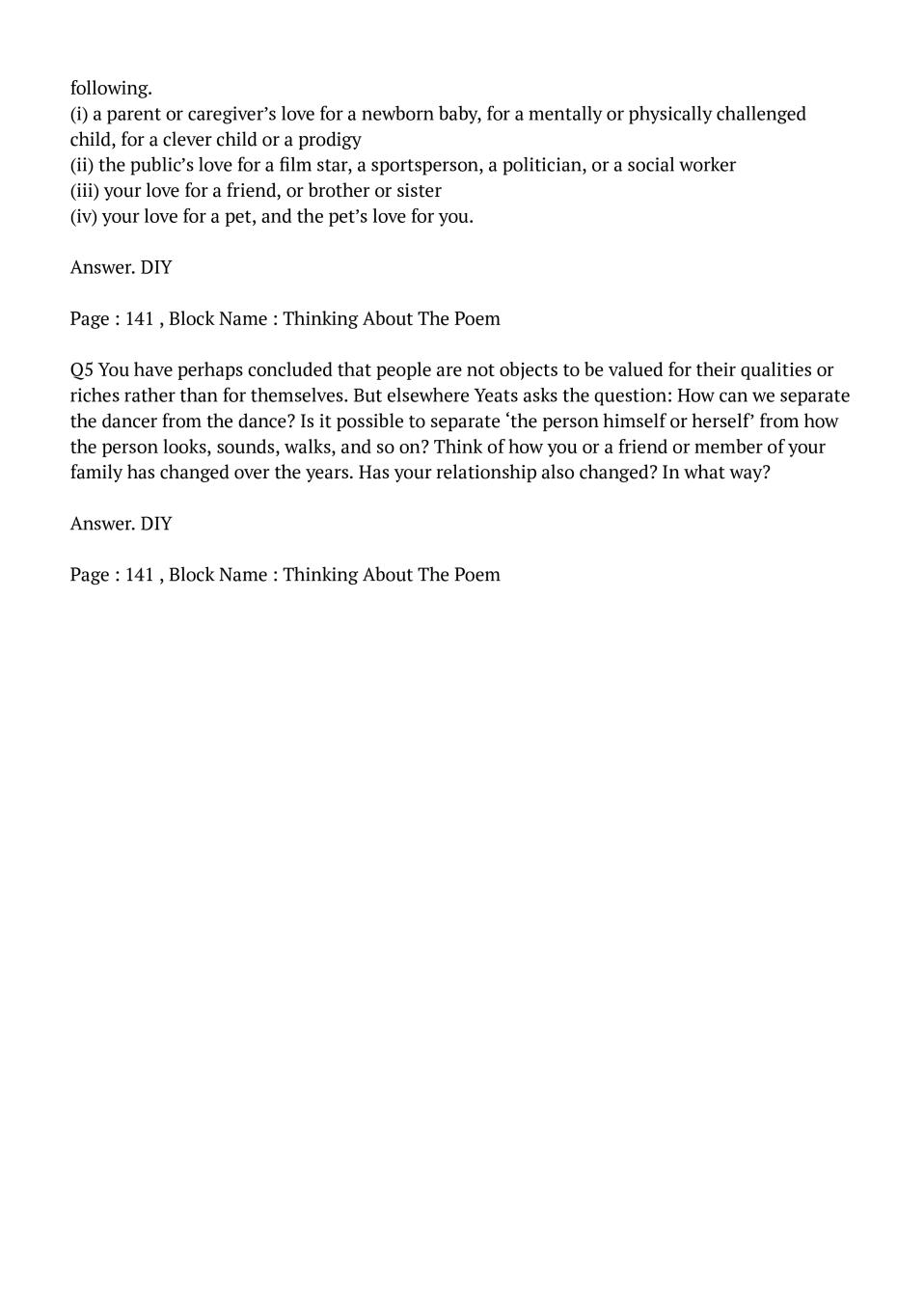 NCERT Solutions For Class 10 English Chapter 8 The Sermon At Benares