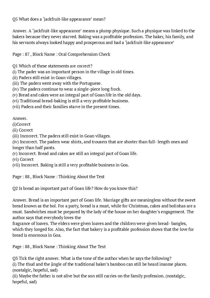 NCERT Solutions For Class 10 English First Flight Chapter 7 Glimpses