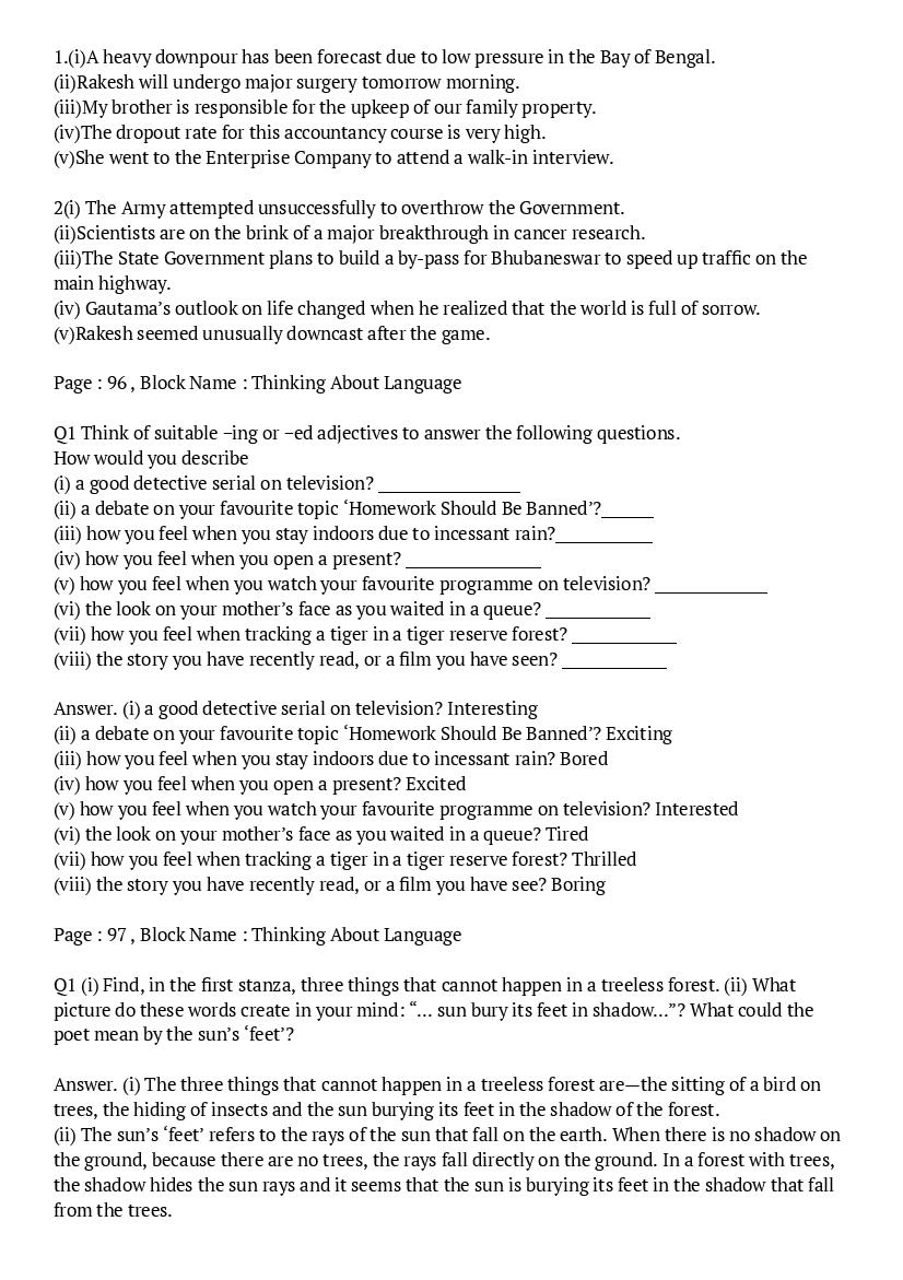 CBSE Class 10 English First Flight Chapter 7 Glimpses Of India A Baker