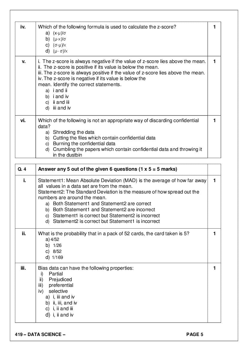 CBSE Class 10 Data Science Sample Paper 2026 (Solved) PDF Download ...