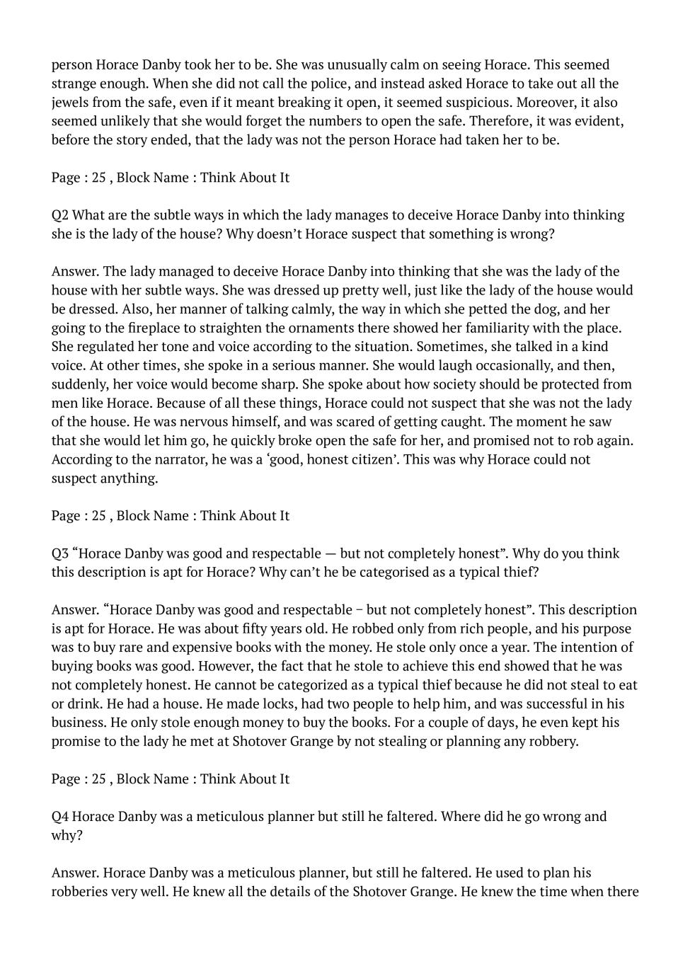 NCERT Solutions For Class 10 English Chapter 4 A Question Of Trust PDF 